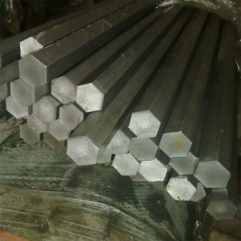 80.00mm Rod 1214 AISI 431 Free Cutting Steel Bar Hex EN15AM SAE 12L13 12L14